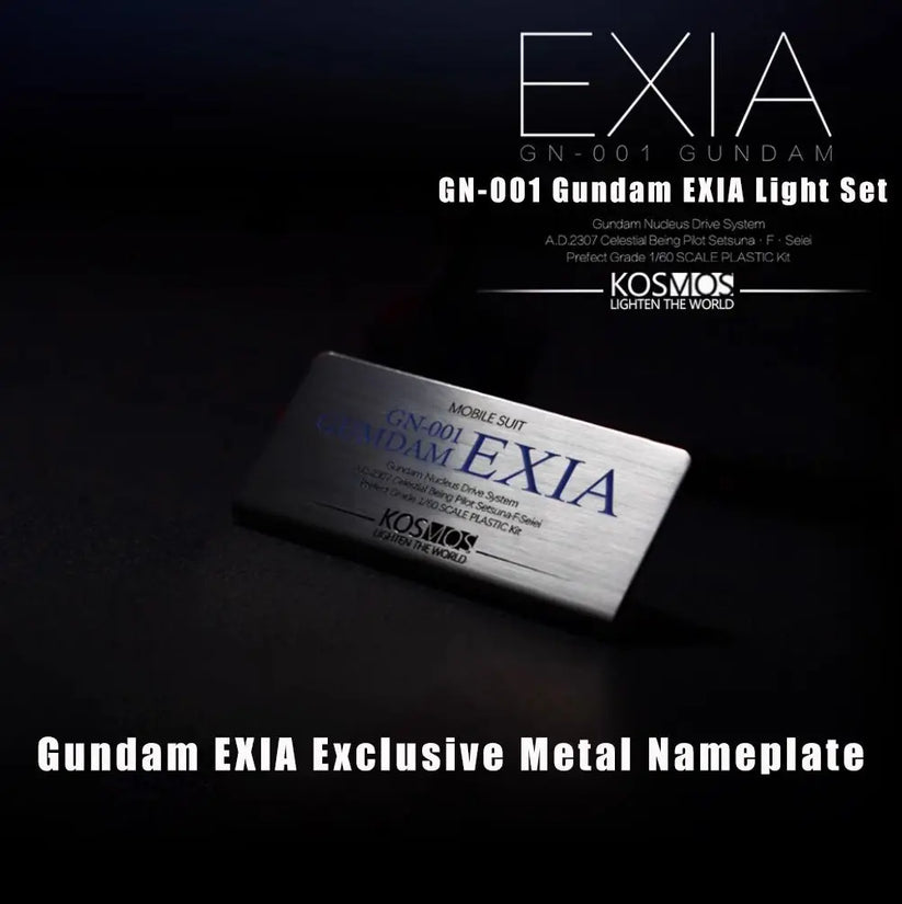 KOSMOS PG EXIA LED Kit | RGB Lighting for Bandai 1/60 GN-001 – Takara ...