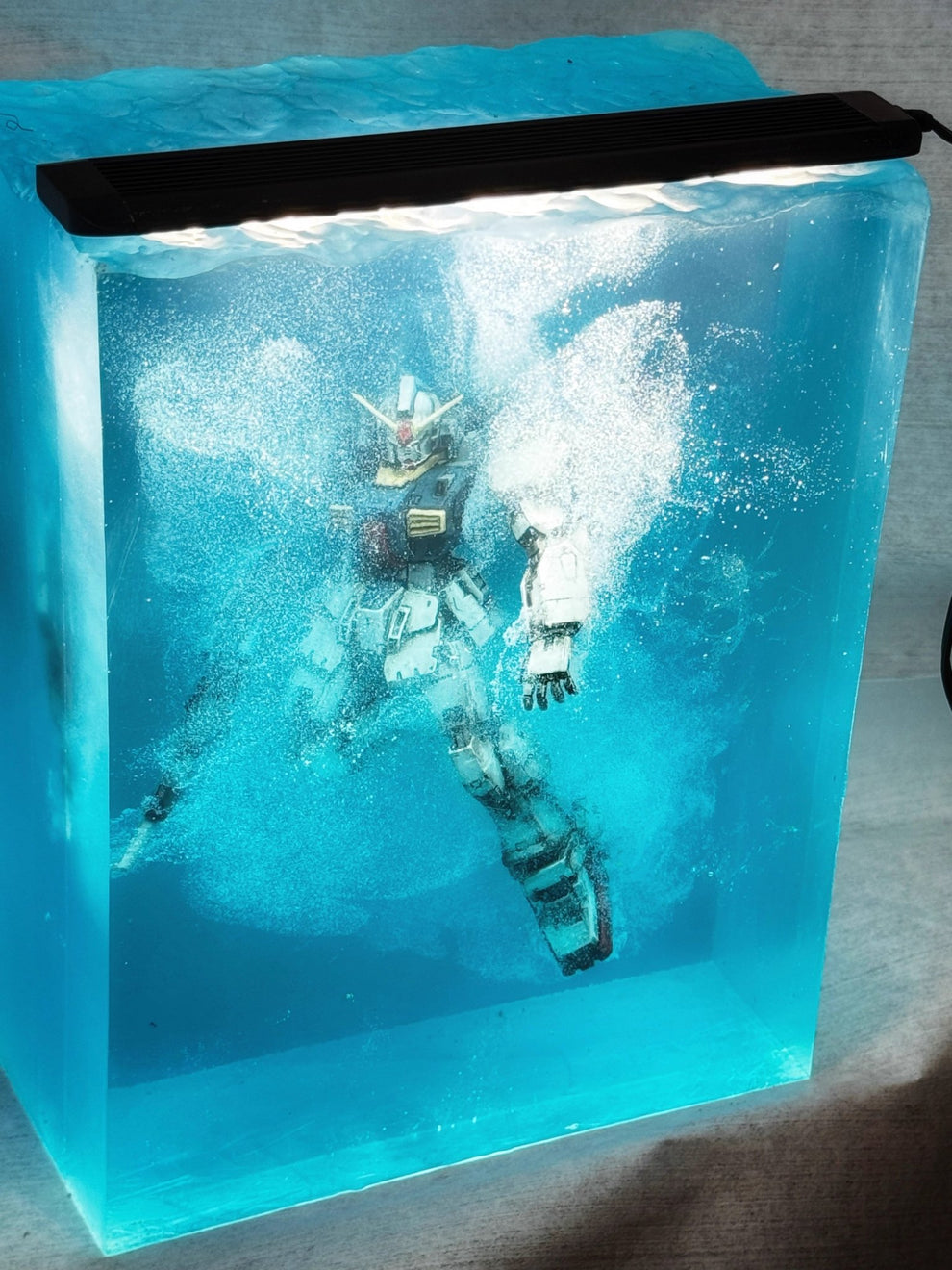 Custom Underwater Gundam Scene Decorations - Takara Model Studio