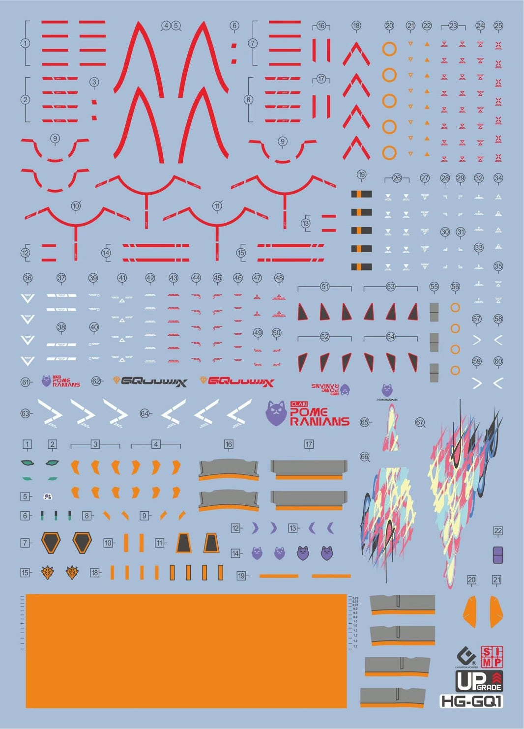 Gundam Waterslide Decals — All Scales | Takara Model Studio