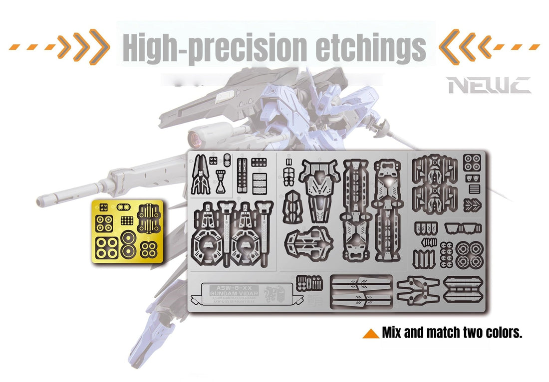 MG Gundam Vidar Pre-Cut Masking Paper & Etchings | Pro Model Upgrades ...