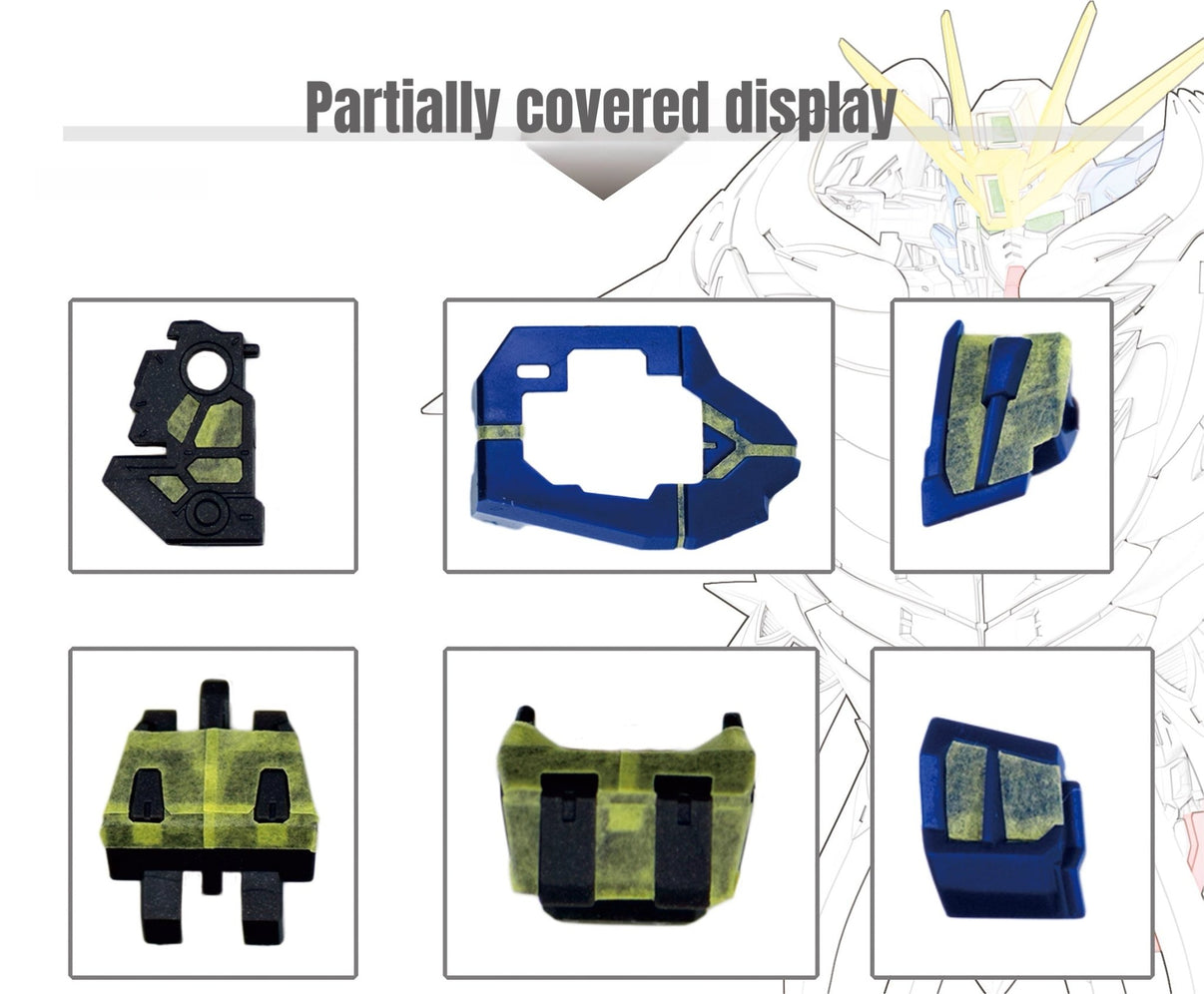 MGSD Wing Gundam Zero EW Masking Paper&Etchings|Endless Waltz Upgrades ...