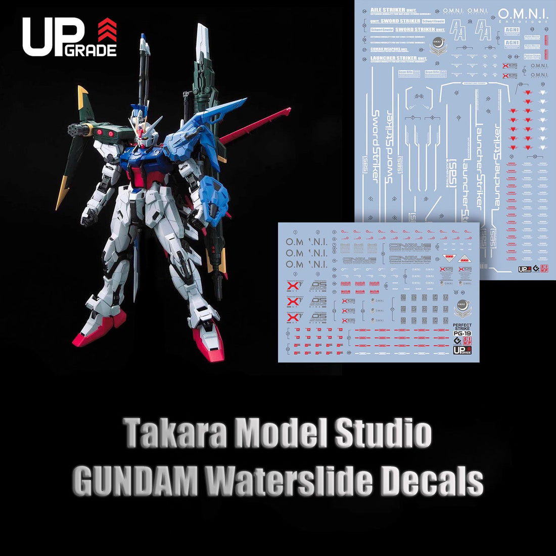 PG 1/60 Perfect Strike Gundam Fluorescent Waterslide Decals – Takara Model Studio