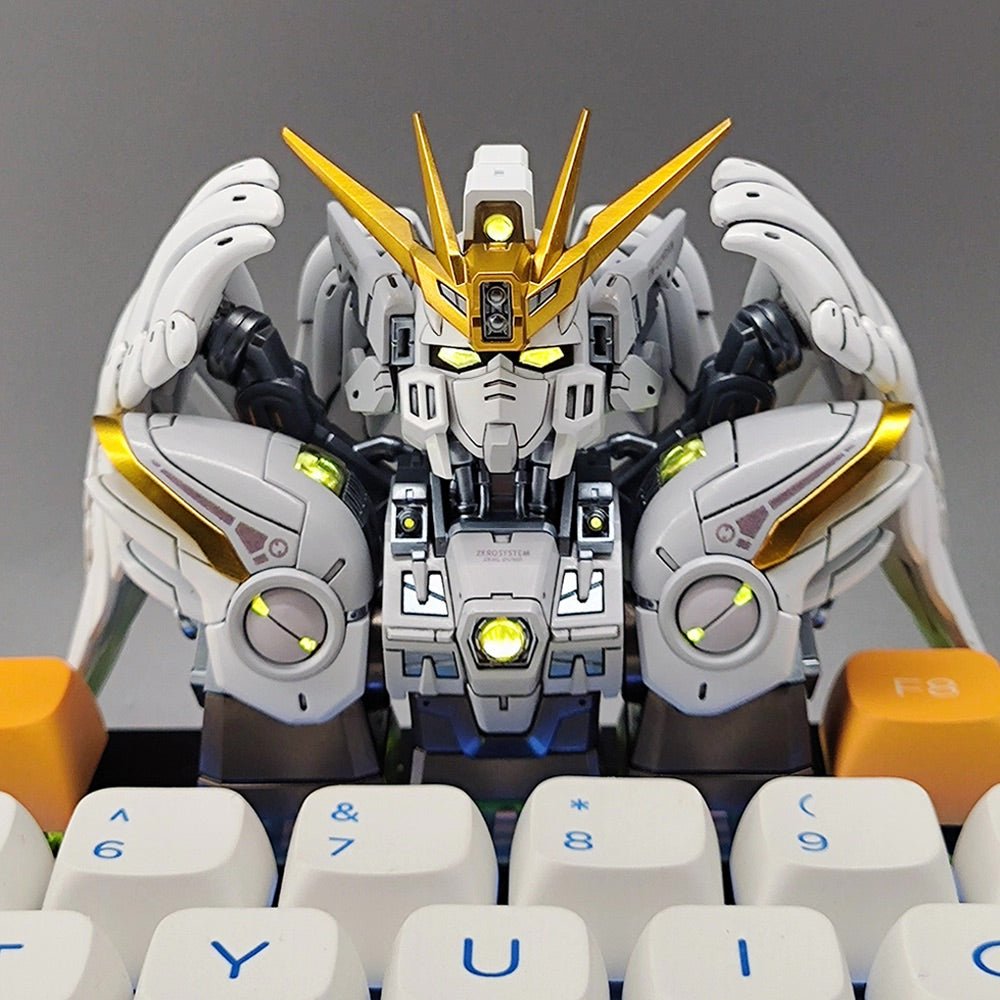 Gundam Wing Zero EW Artisan Keycap | LED Mechanical Keyboard Accessory ...