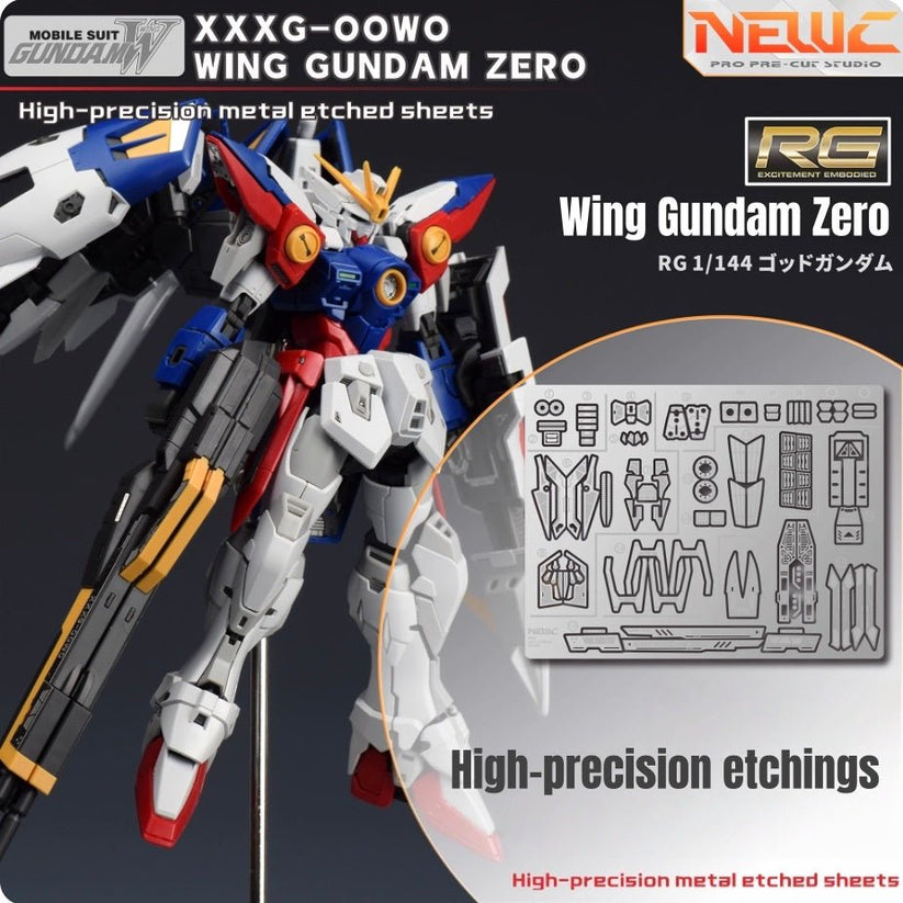 Wing Gundam Zero Pre-Cut Masking Paper & Etchings |Gundam Wing Upgrade ...